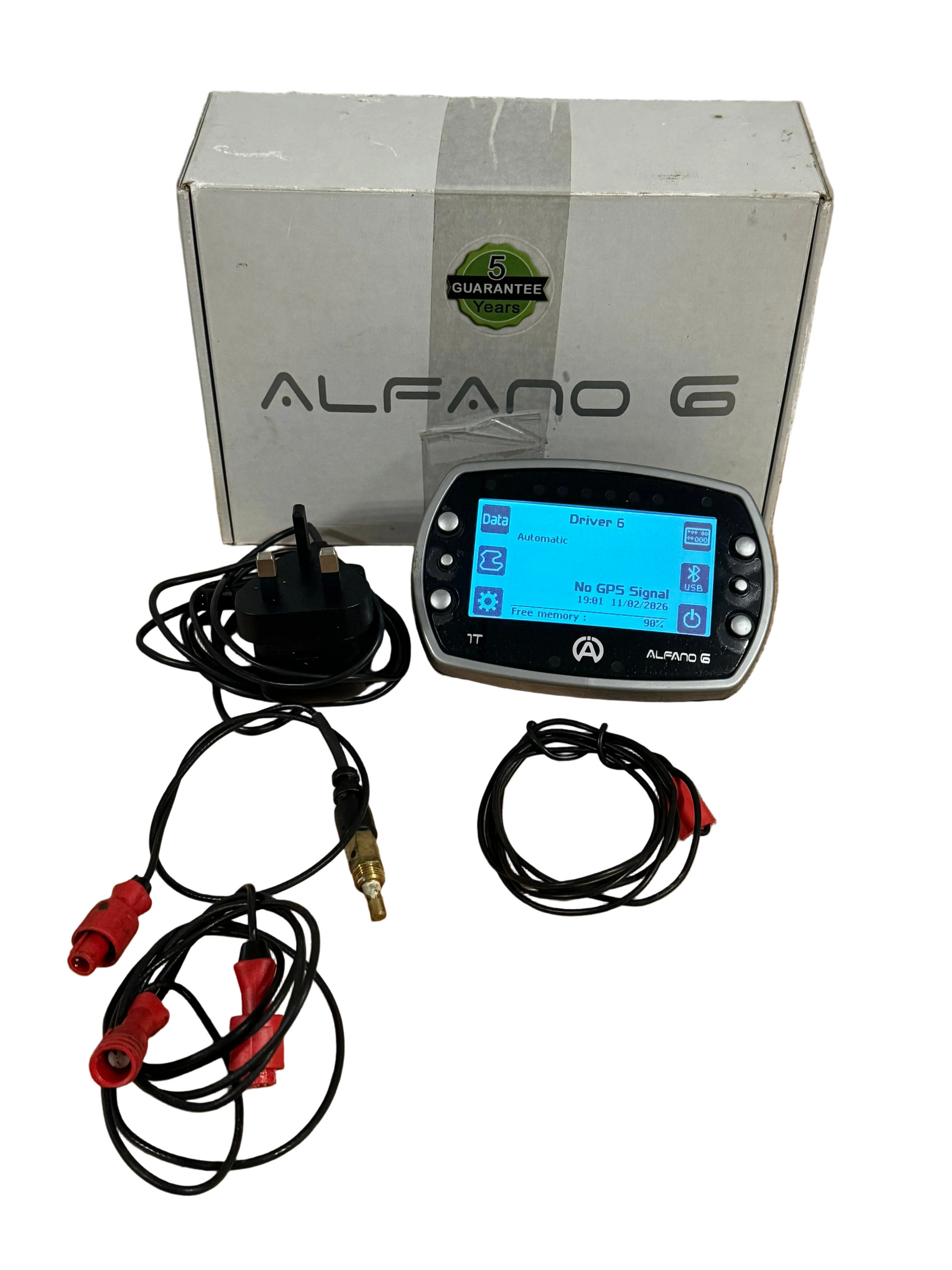 Alfano 6 1T GPS Lap Timer - Complete – Used Kart Shop